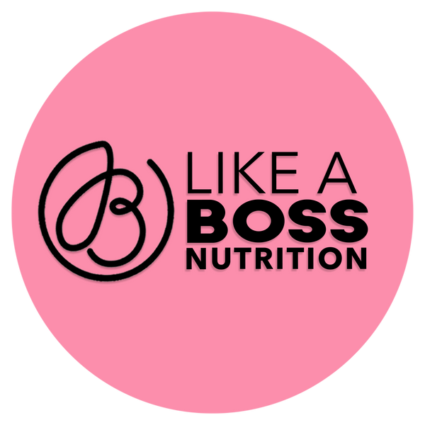 Like A Boss Logo In Pink